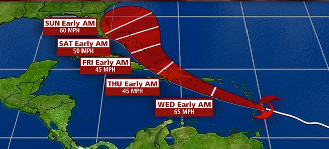 [Update July 9th] 24 hour countdown: Tropical Storm Chantal to hit the ...