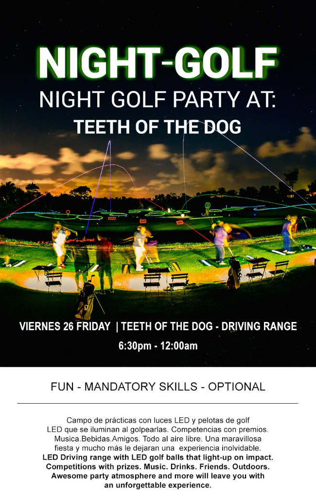 Night Golf is Fun for the whole Family! | Casa de Campo Living