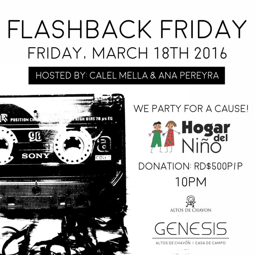 We Party for a Cause with Flashback Friday in Genesis!